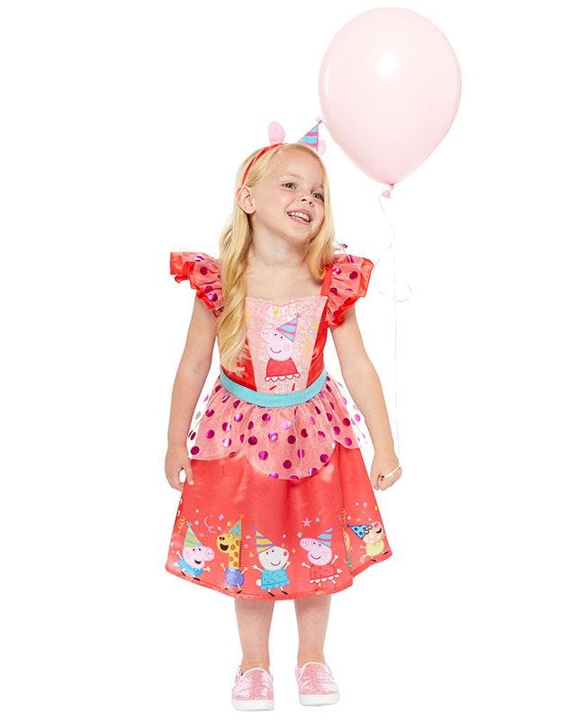 Peppa Pig Party Dress - Child Costume | Party Delights Peppa Pig Party Dress - Child Costume | Party Delights